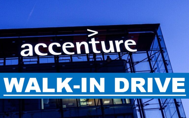 Accenture Walk-In Interviews and Recruitment Drives 2026 for Graduates ...